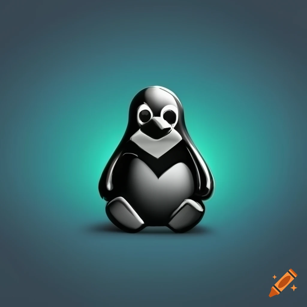 Linux logo on Craiyon