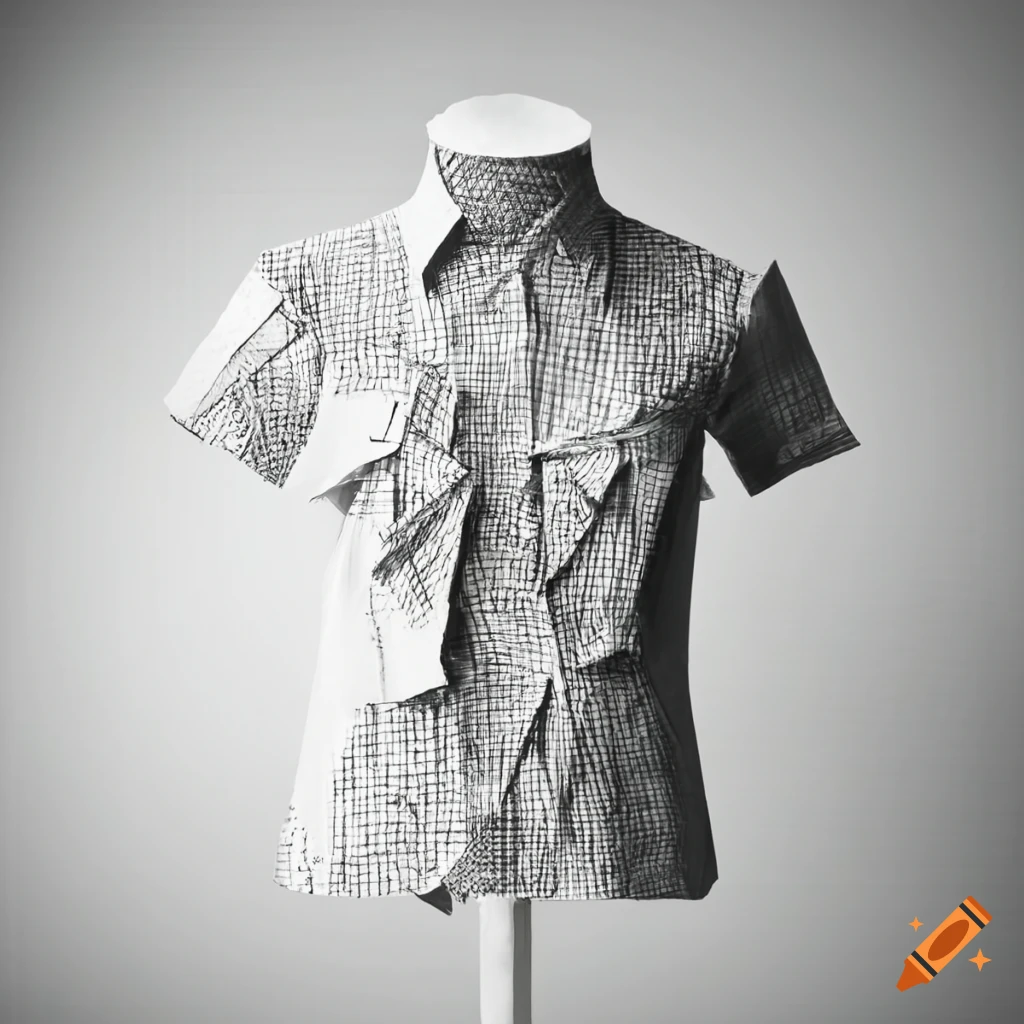 Paper shirt on Craiyon