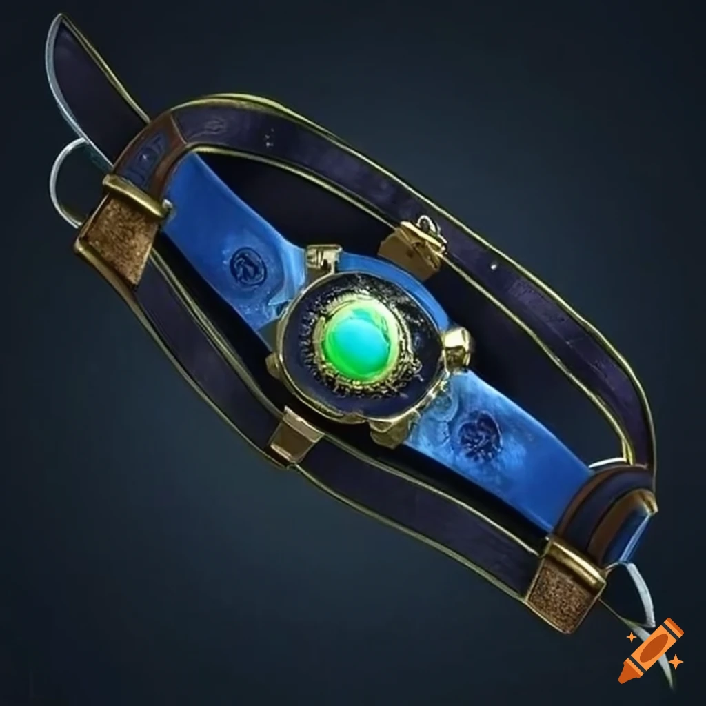 Front view of magic noble belt on Craiyon