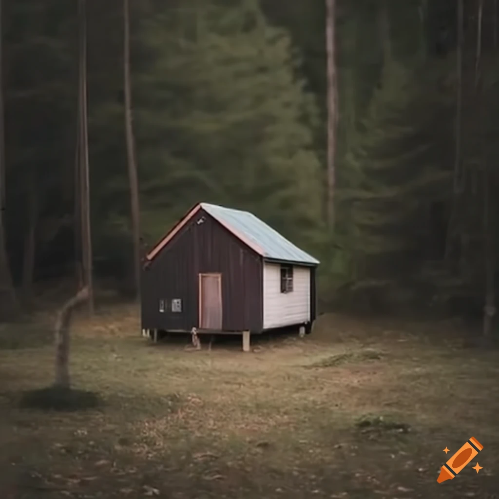 Tiny home in remote location on Craiyon