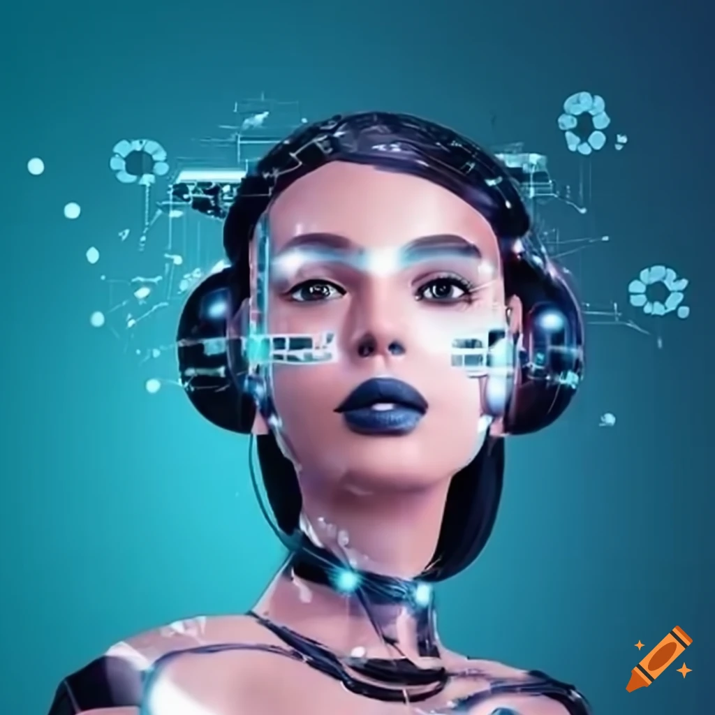 Friendly ai chatbot for interactive communication on Craiyon