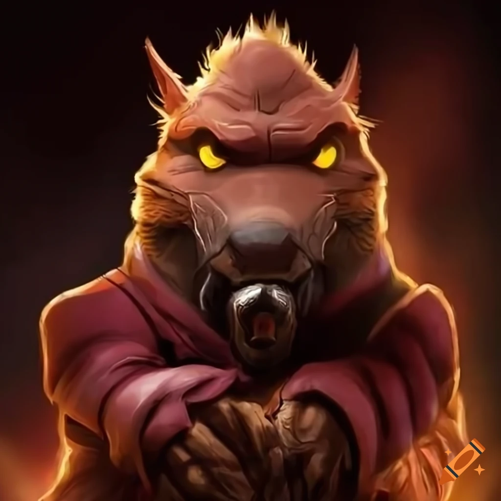 Image of master splinter on Craiyon