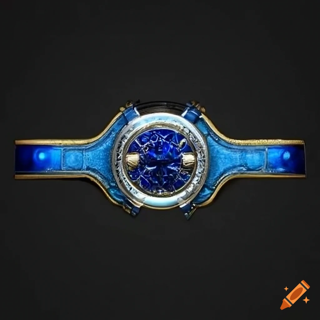 Front view of a noble magic belt on Craiyon