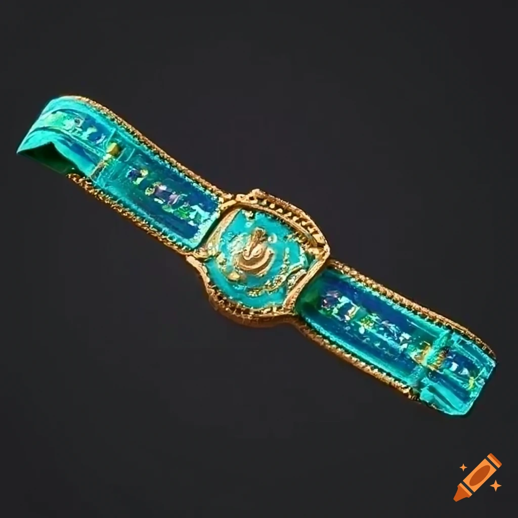 Front view of a noble magic belt on Craiyon