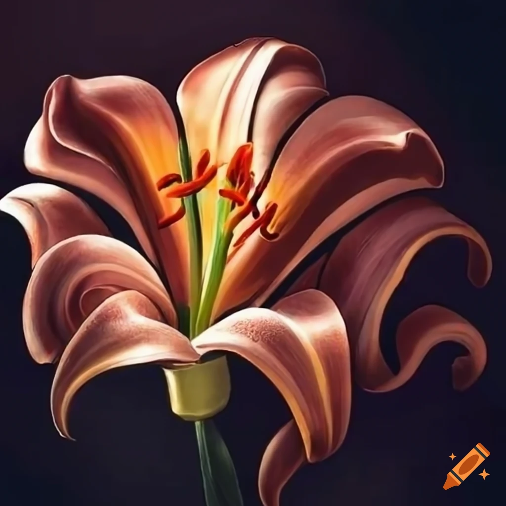 Fiorenza, personification of Florence with essence of flower and lily ...