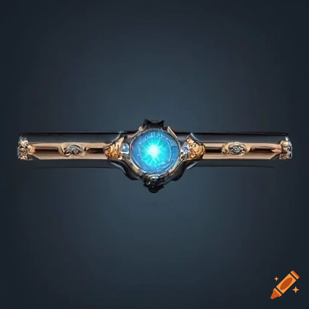 Front view of a noble magic belt on Craiyon