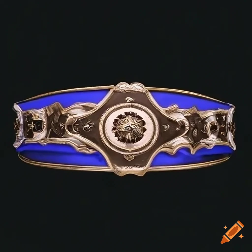 Front view of a majestic noble belt on Craiyon