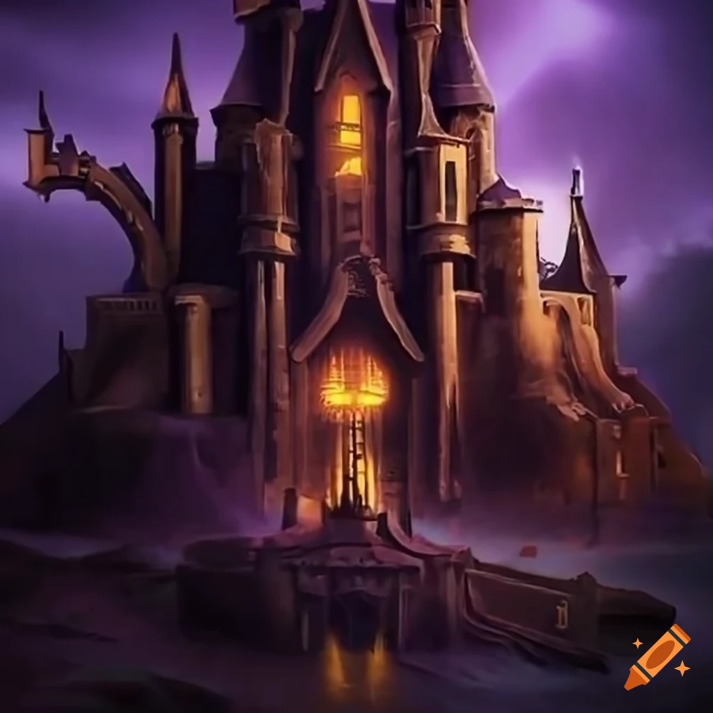 The wizard council's castle on Craiyon