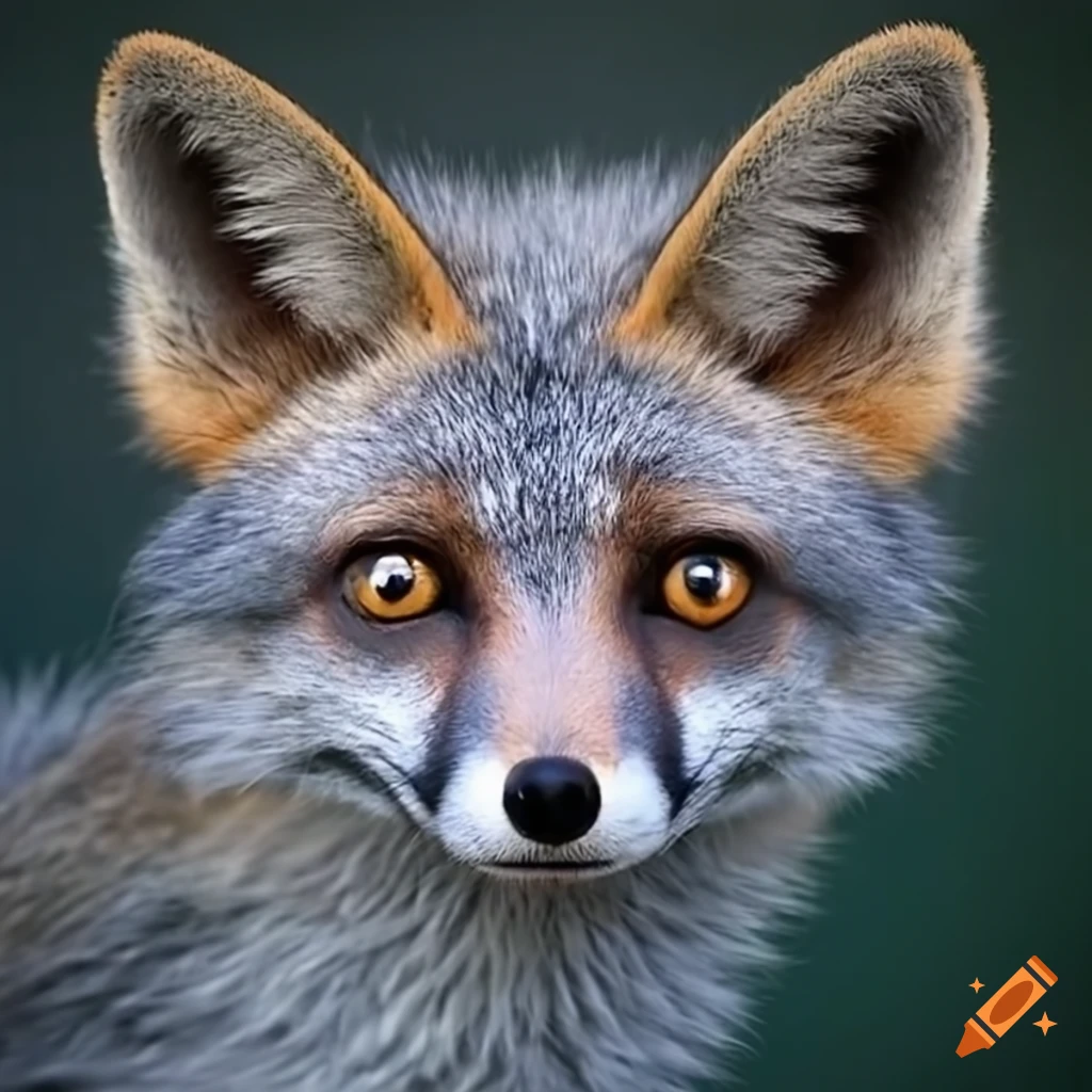 Surprised silver fox on Craiyon