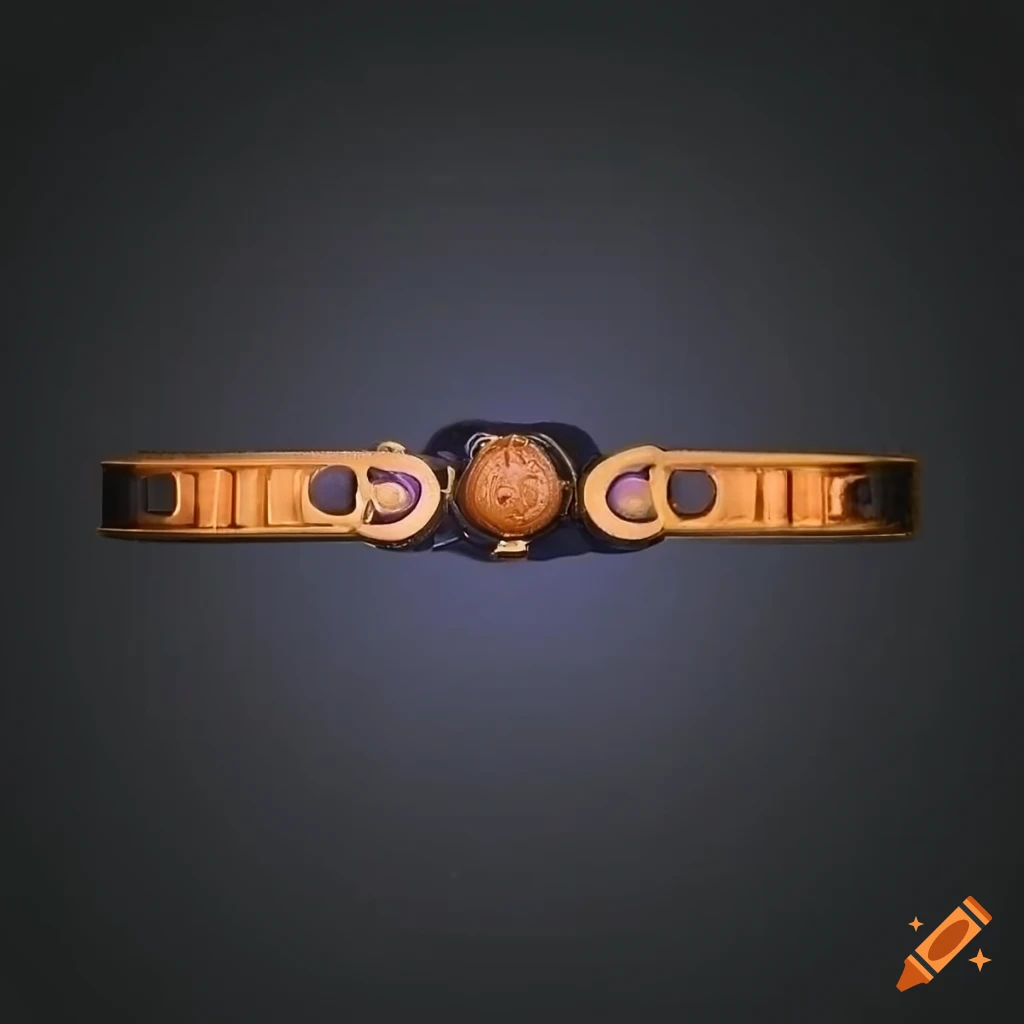 Front view of a noble magic belt on Craiyon