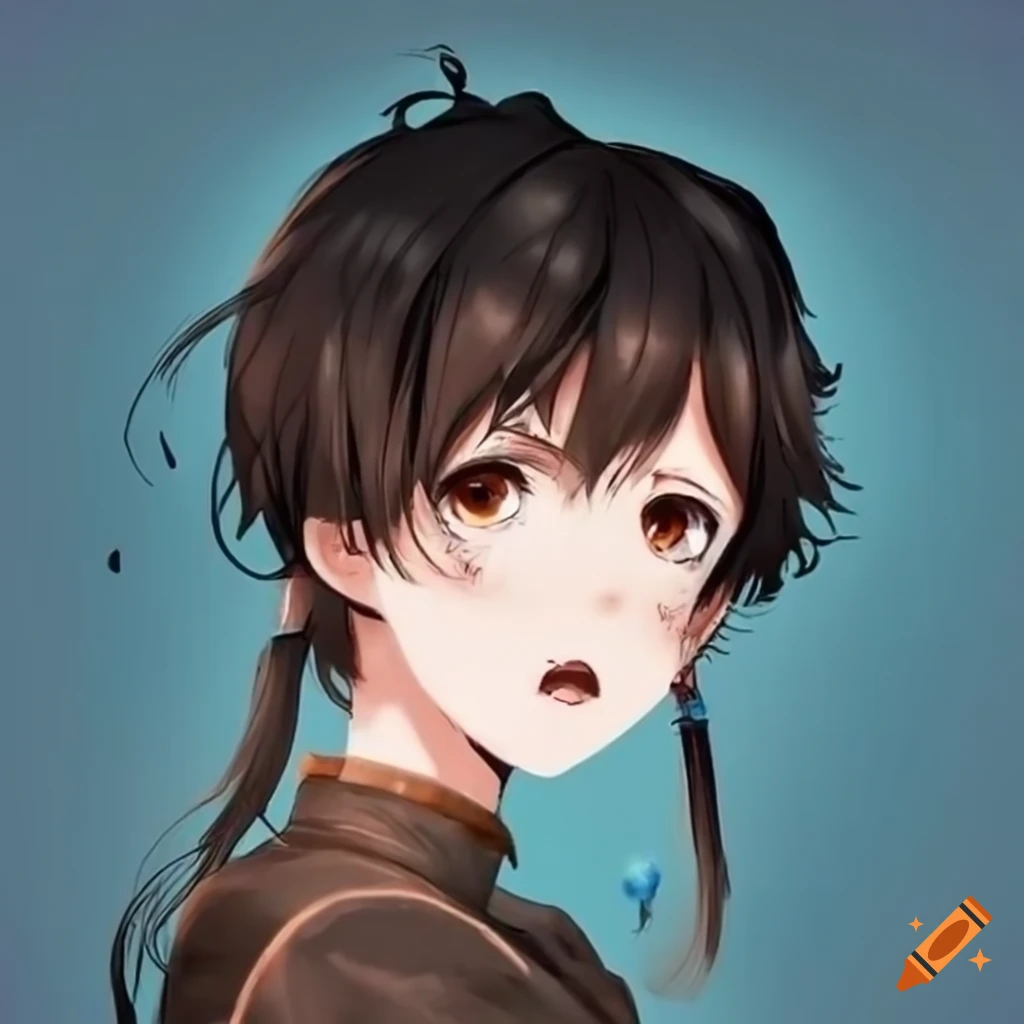 Face showing nostalgia, happiness, and a hint of sadness on Craiyon