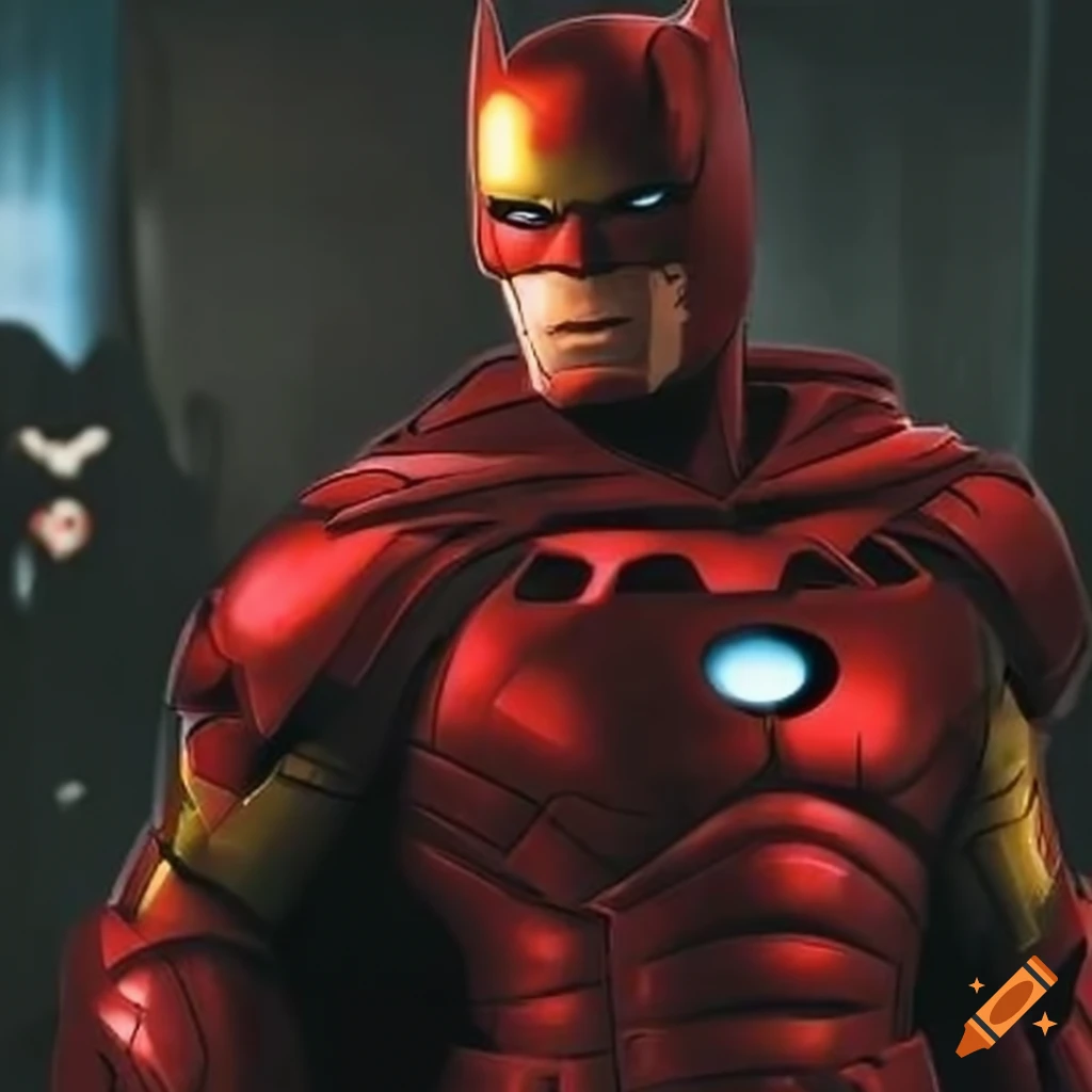 Fusion of batman and iron man on Craiyon