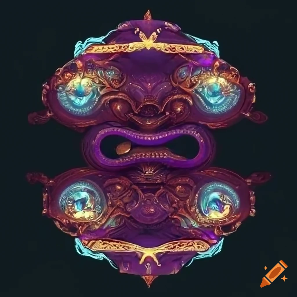 Front view of a noble magic belt on Craiyon