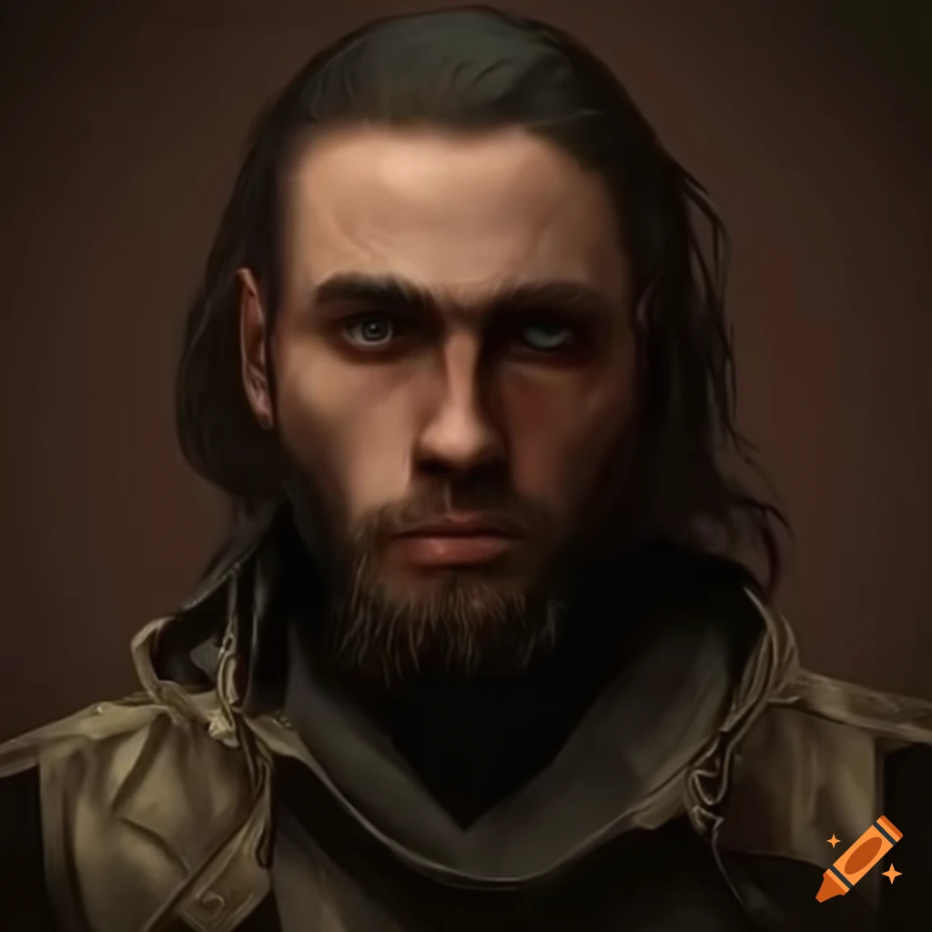 Group of men from a biker gang on Craiyon