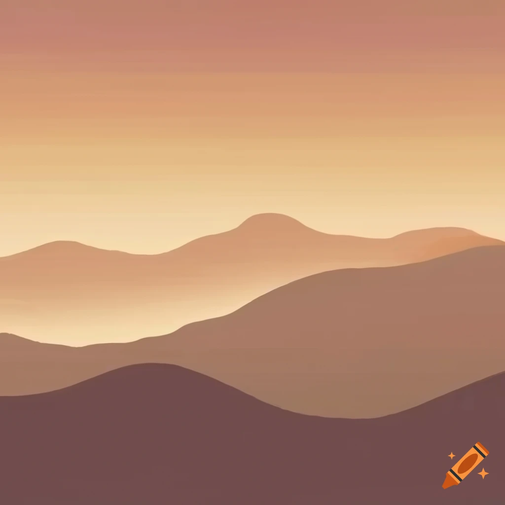 Landscape in neutral muted colors on Craiyon