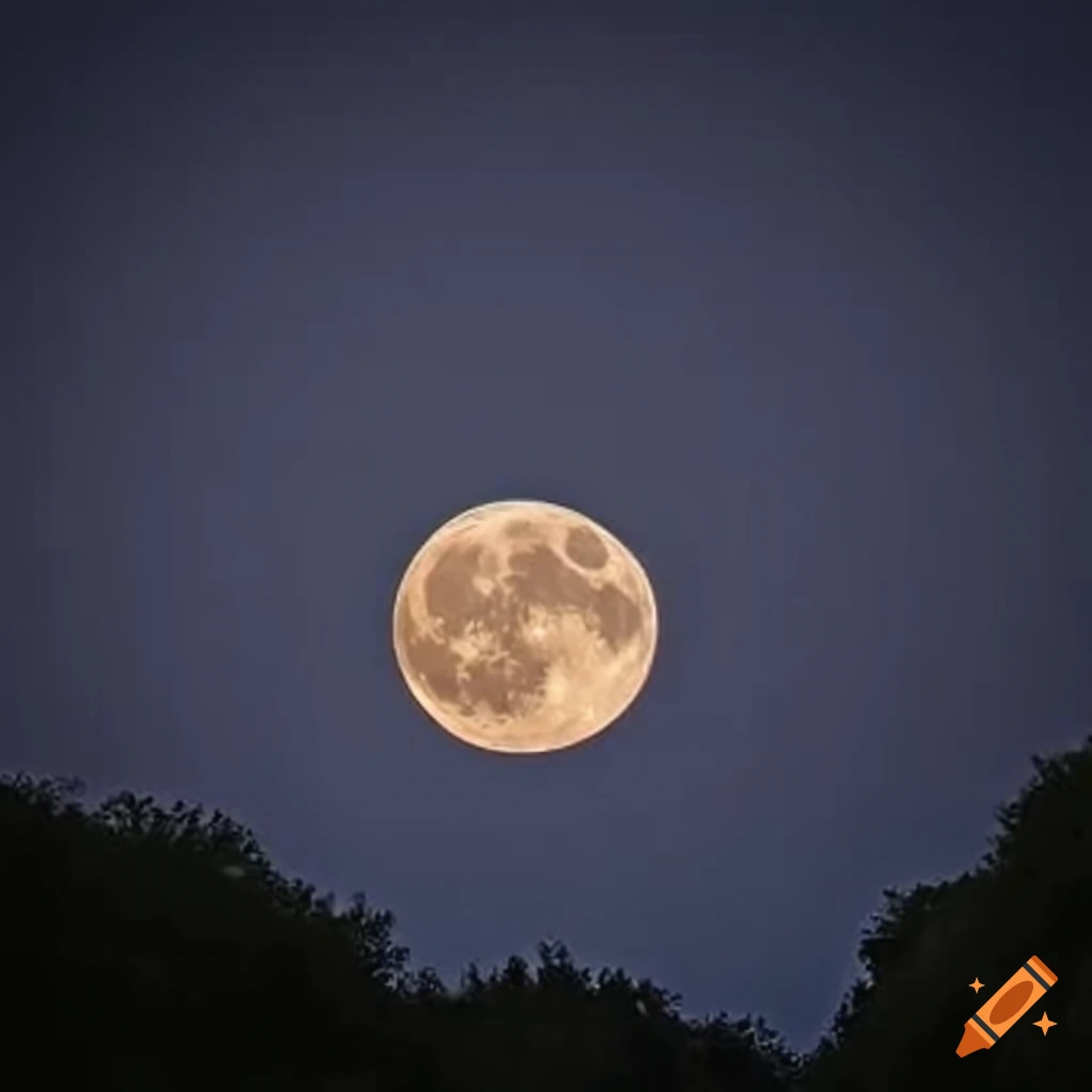 Smiling moon illustration on Craiyon