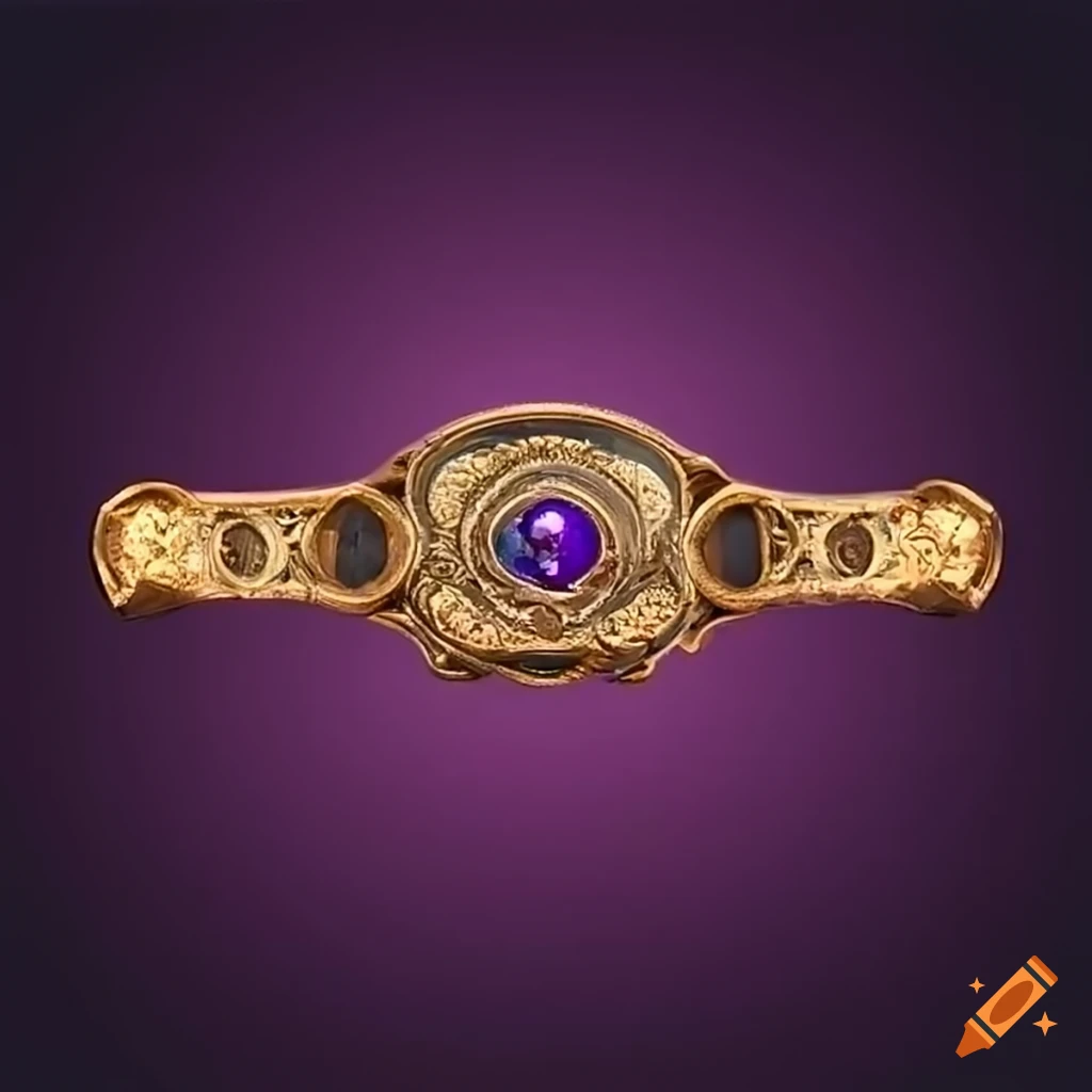 Front view of a noble magic belt on Craiyon