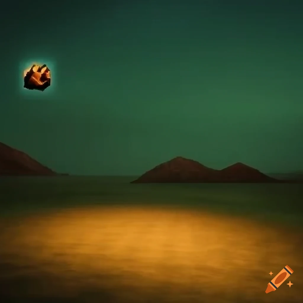 Super mario 64 landscape on Craiyon