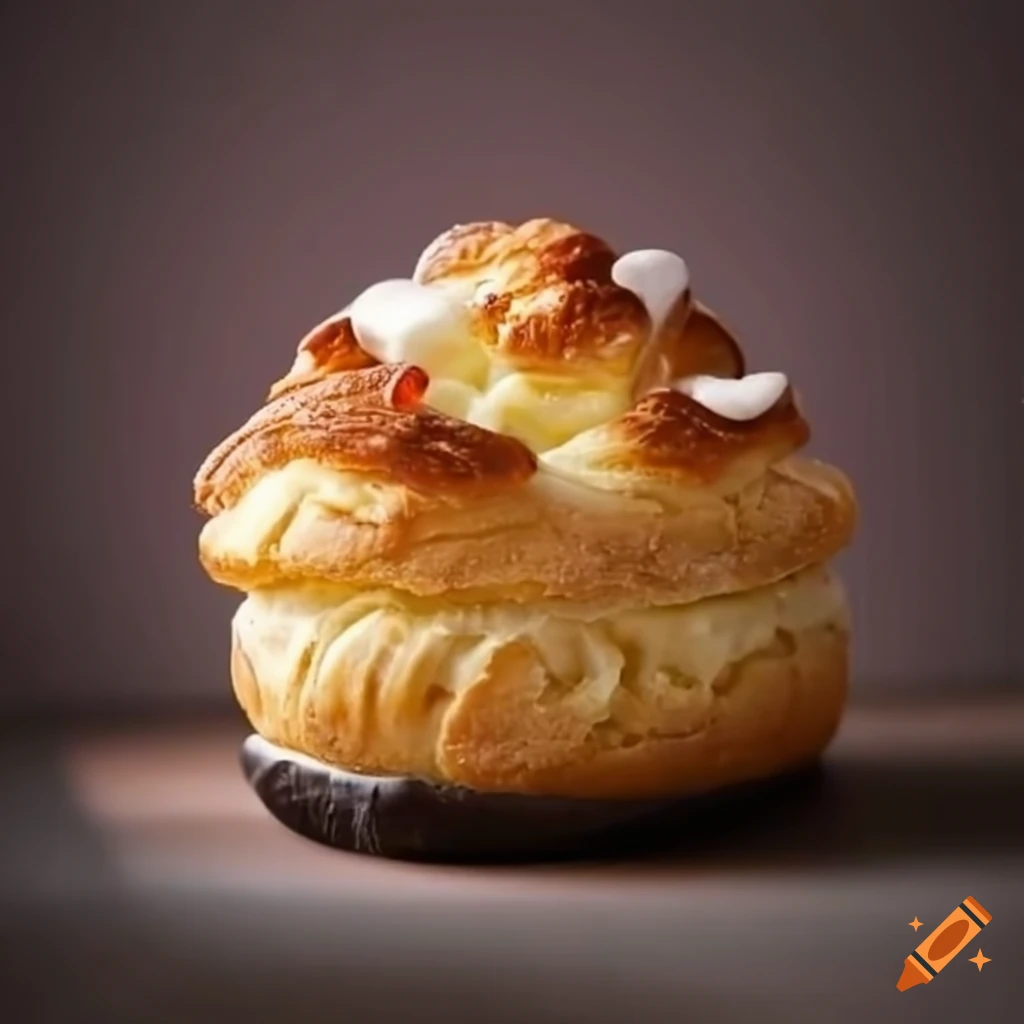 Delicious baked treats with soft and fluffy choux puff on Craiyon
