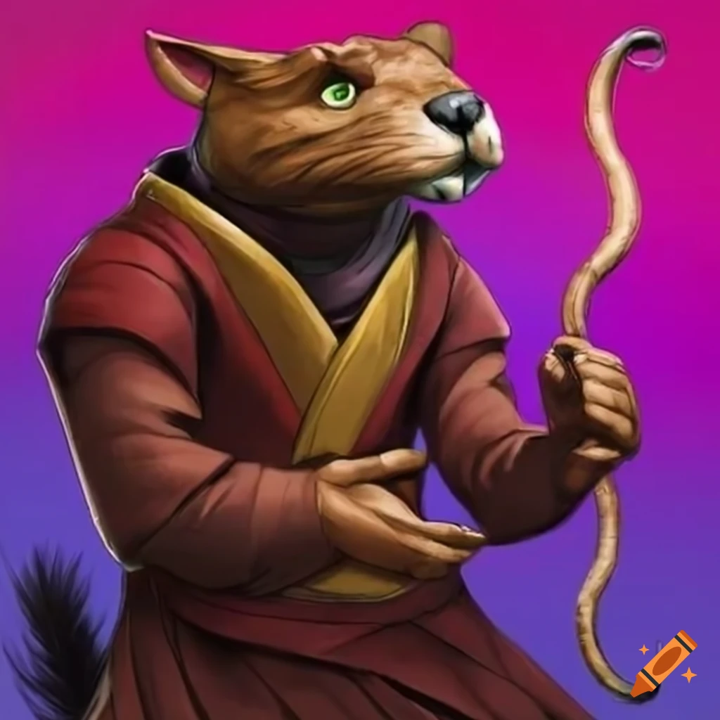 Master splinter on Craiyon