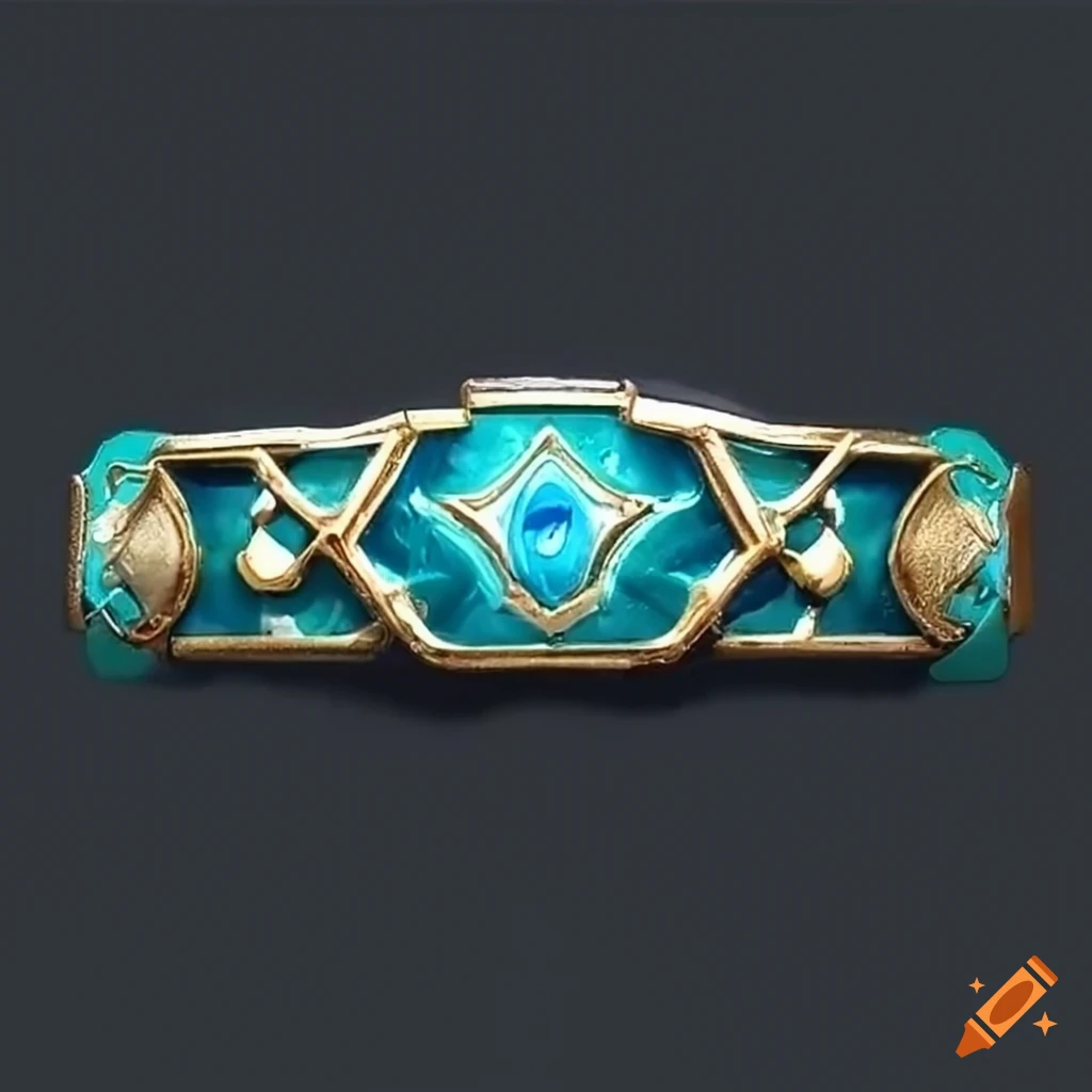Front view of a noble magic belt on Craiyon