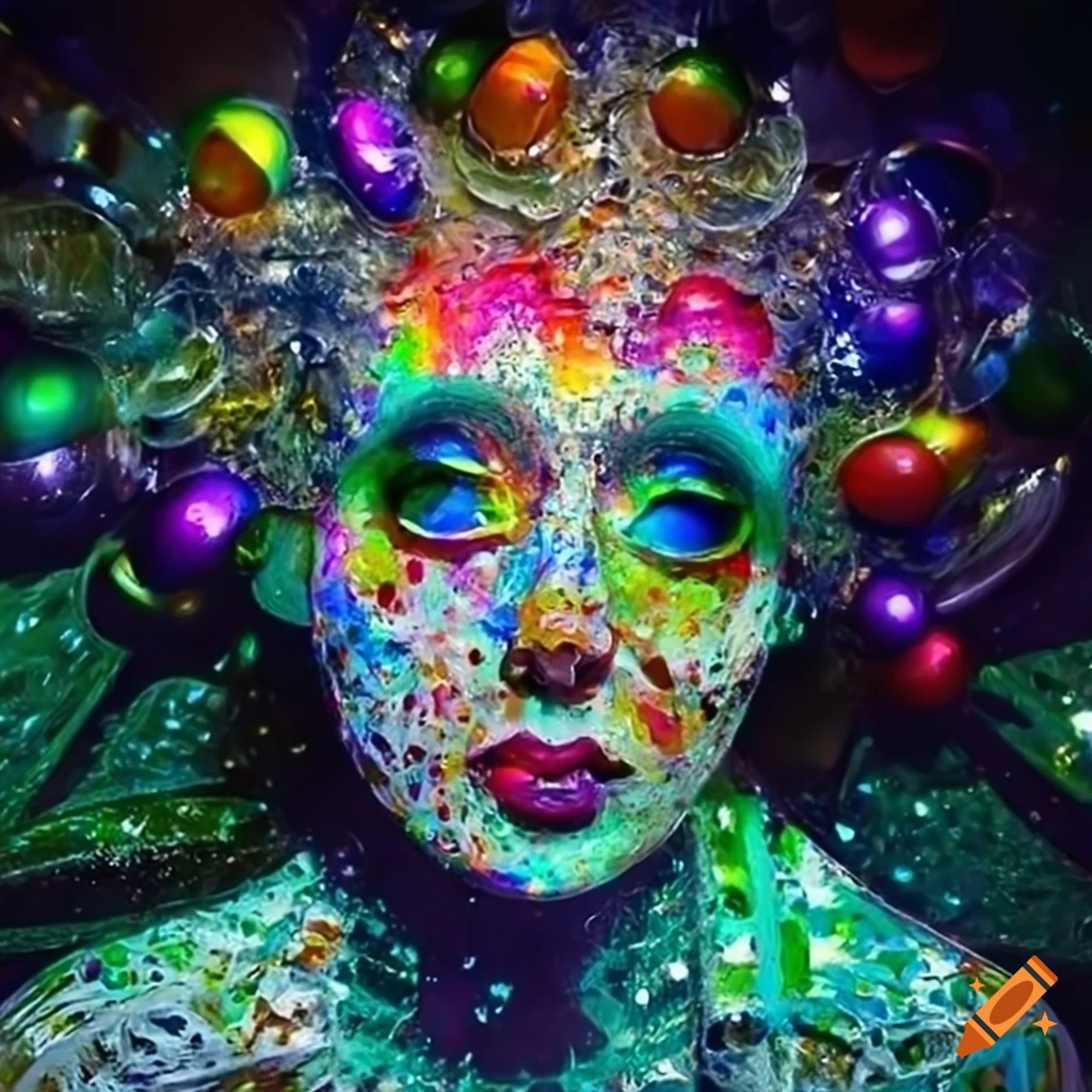 Extravagant and intricate neo-pop surreal art with cinematic lighting ...