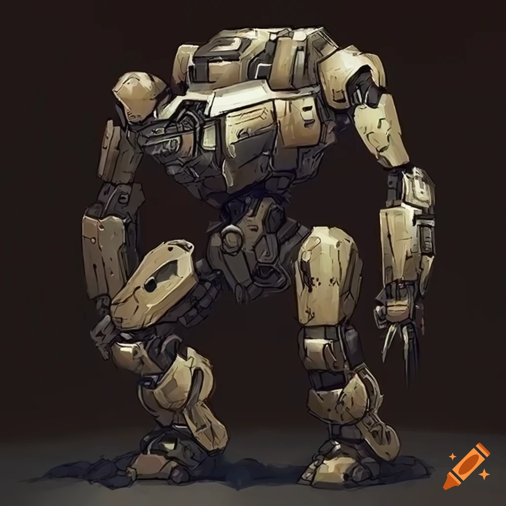 Sci Fi Mech Concept Art On Craiyon