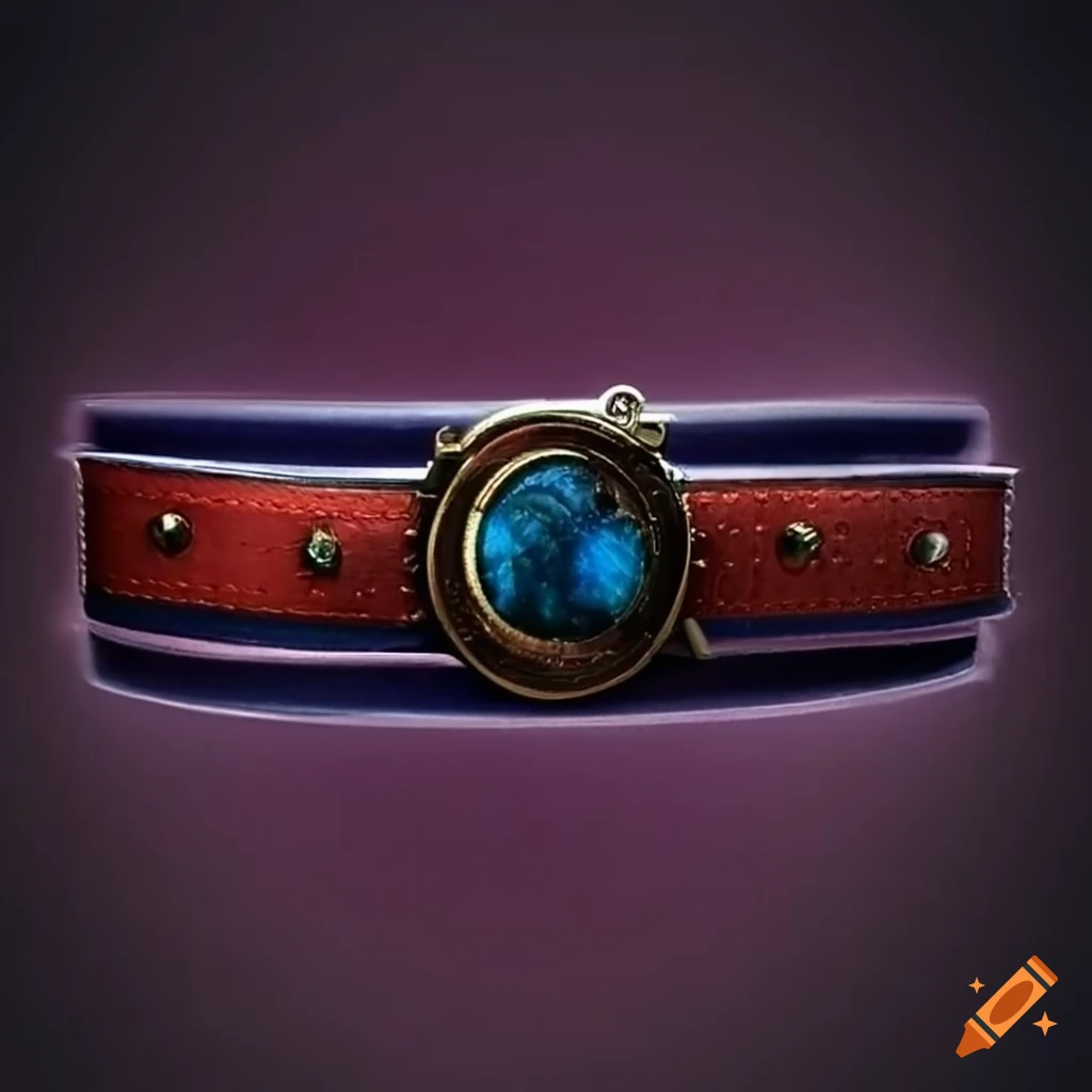 Front view of a noble magic belt on Craiyon