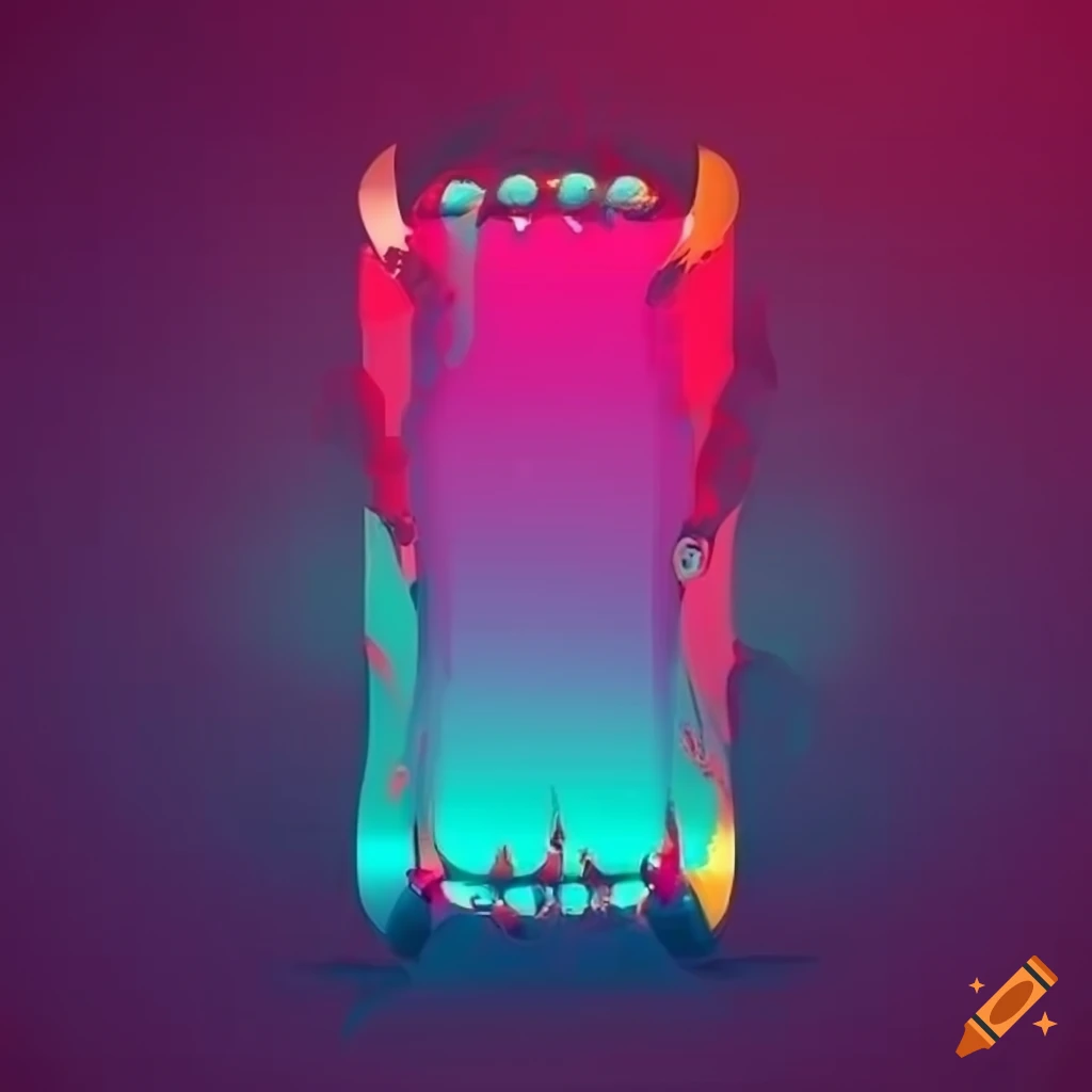 Futuristic and stylish side scroll box icon on Craiyon