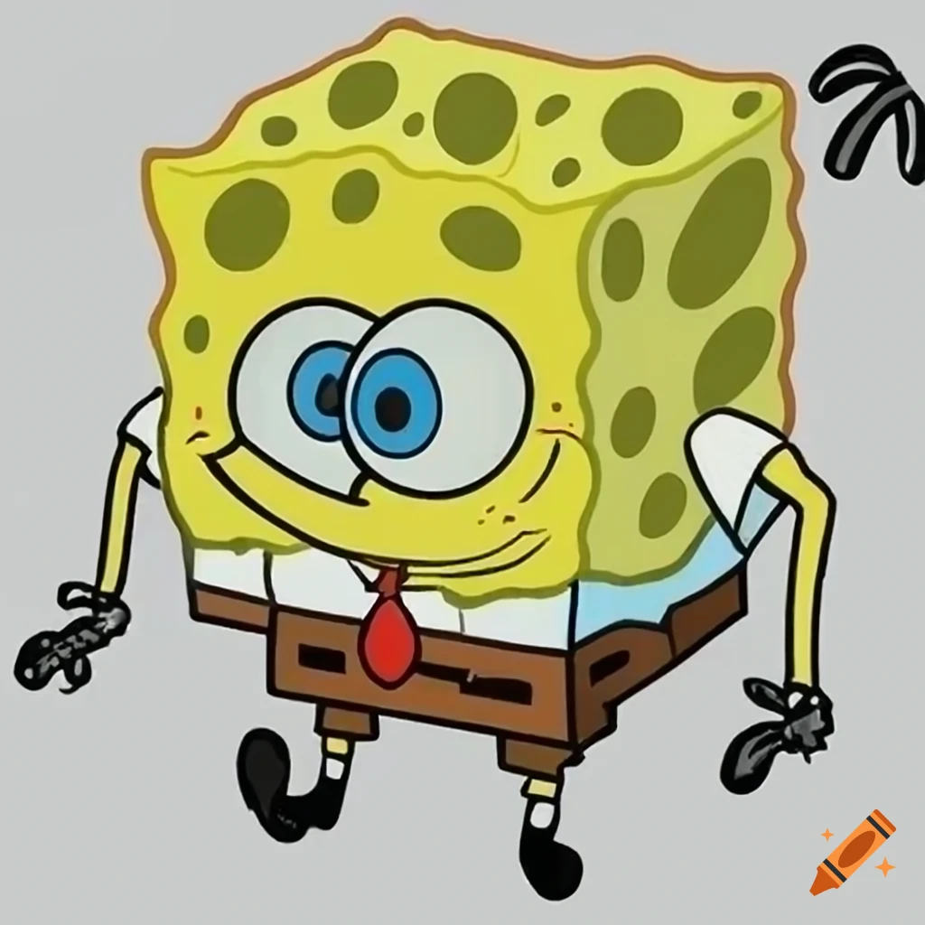 Spongebob logo on Craiyon