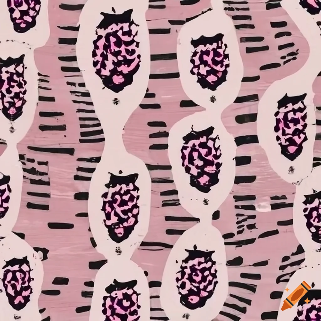 Seamless textile prints on Craiyon