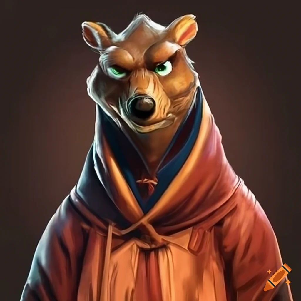 Master splinter on Craiyon