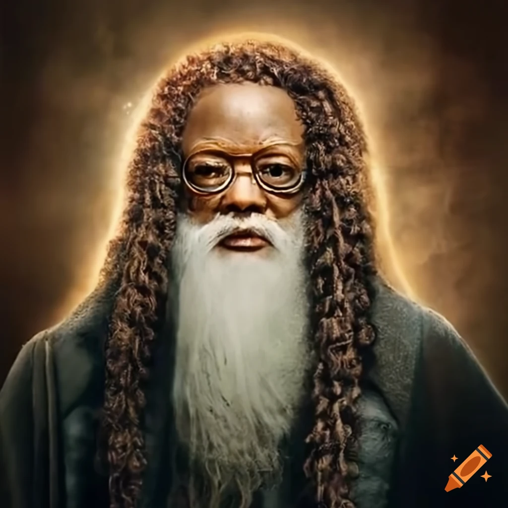 Scene from harry potter featuring dumbledore and african-american ...