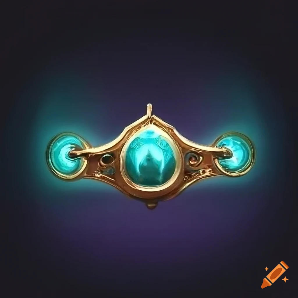 Front view of a noble magic belt on Craiyon