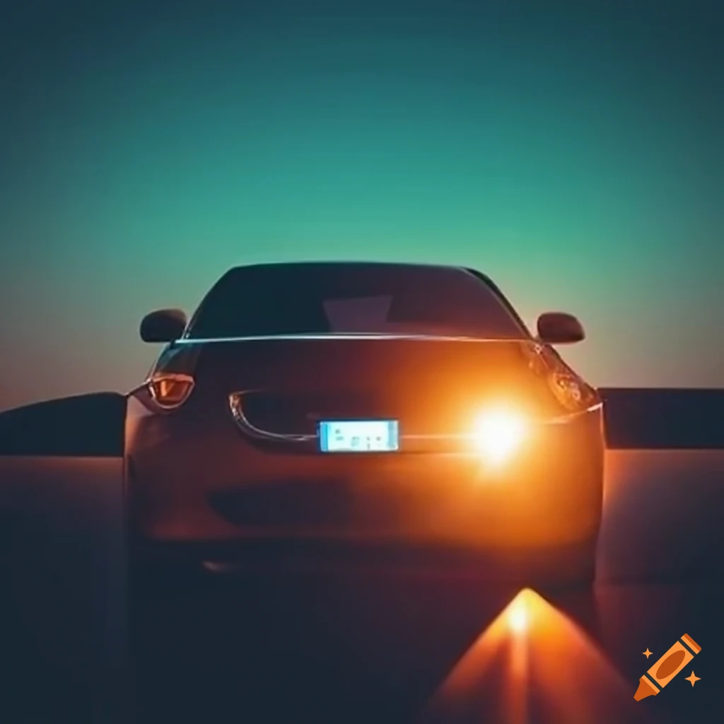 Car sun visor on Craiyon