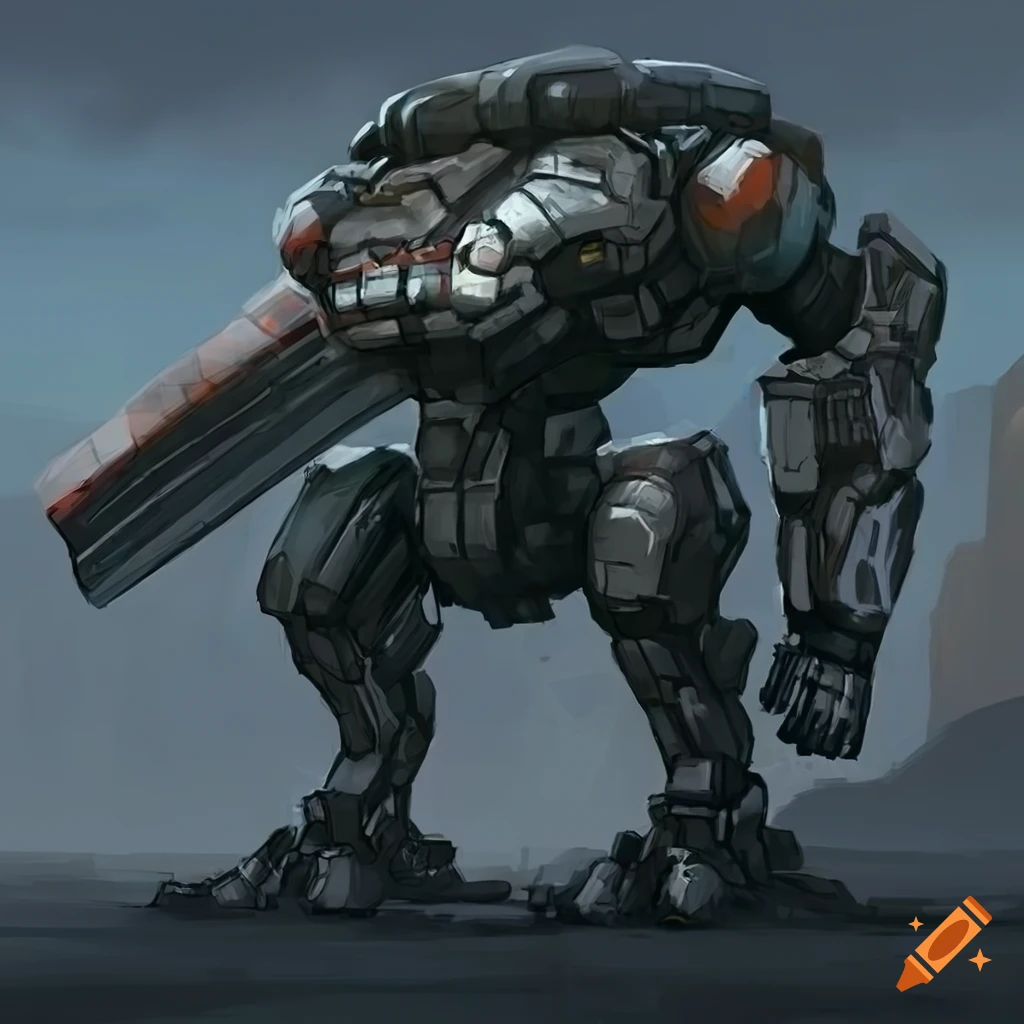 Sci Fi Mech Concept Art On Craiyon