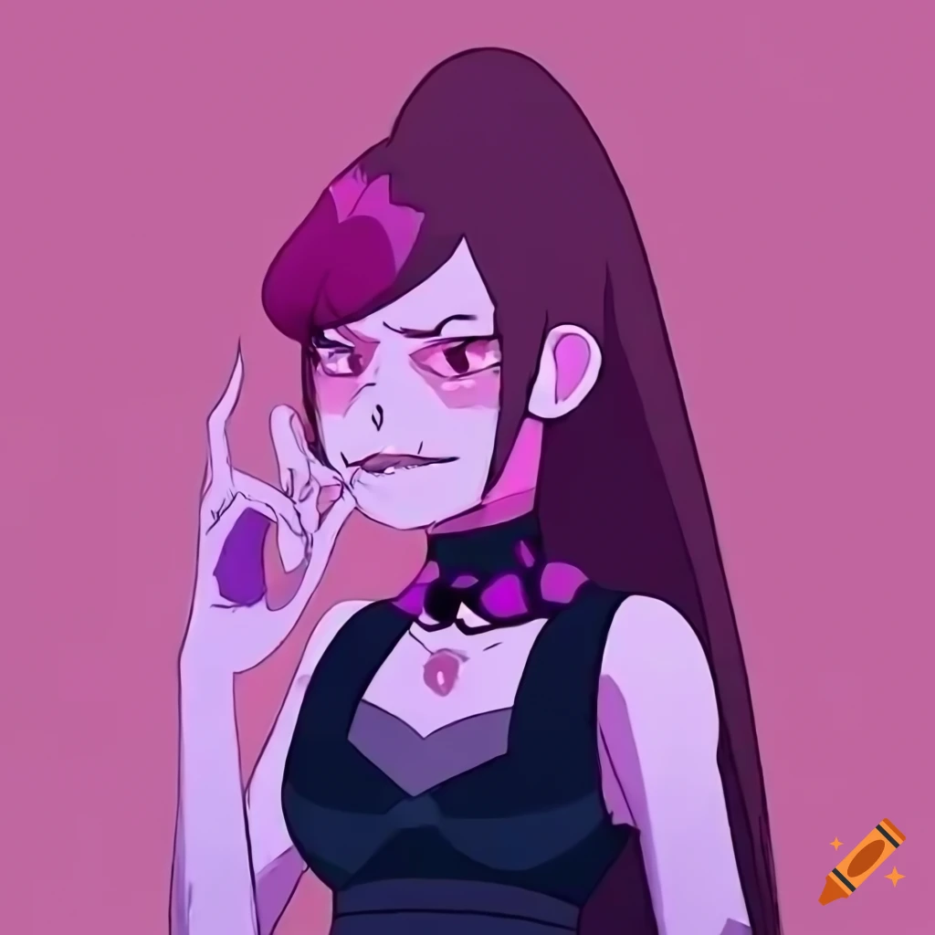 Illustration of goth marin kitagawa troglodyte ruffian from Shin Megami ...