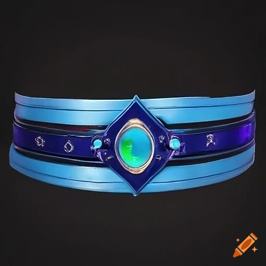 Front view of a noble magic belt on Craiyon