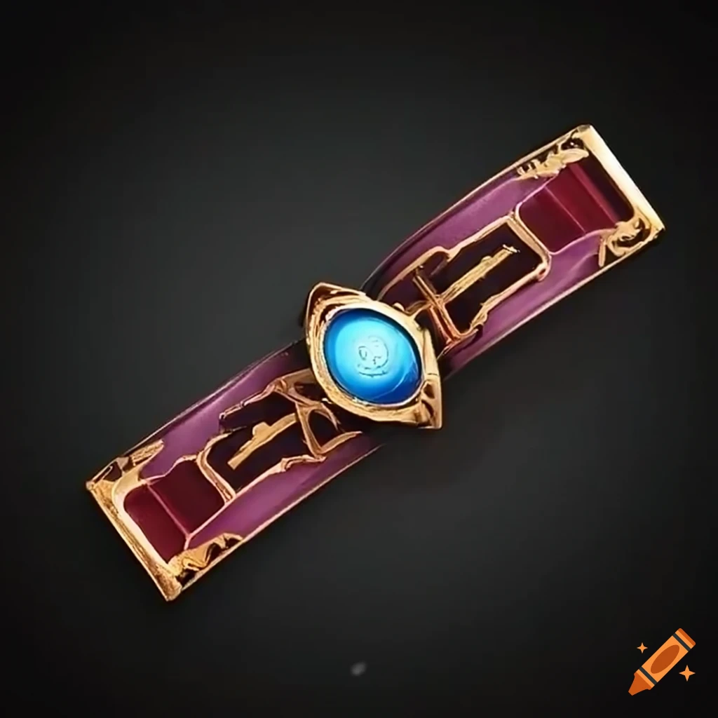 Front view of a noble magic belt on Craiyon