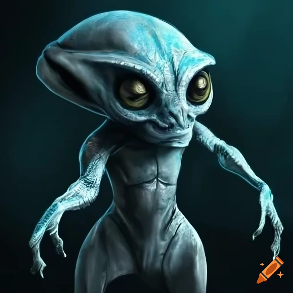 Alien animal on Craiyon