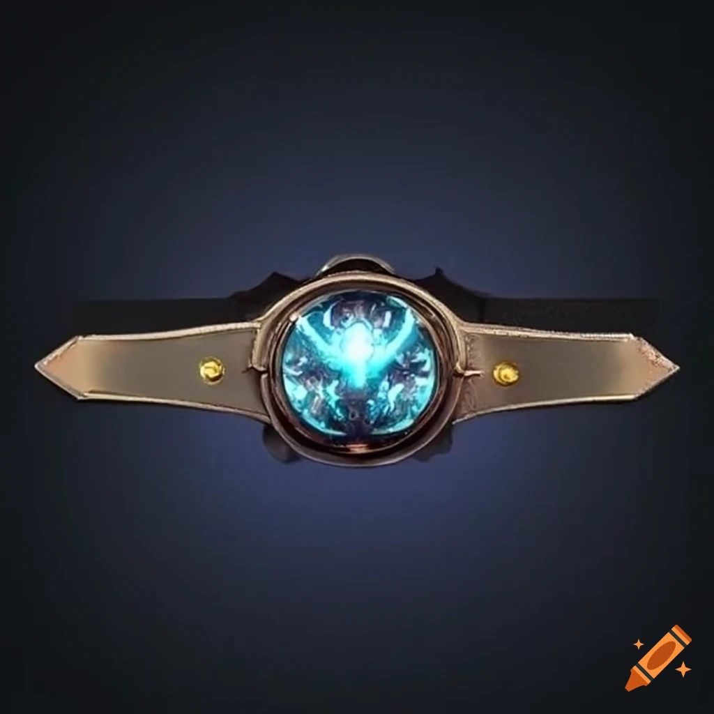 Front view of a noble magic belt on Craiyon