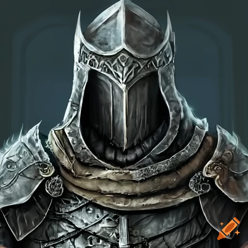 Knight in a dark souls style on Craiyon