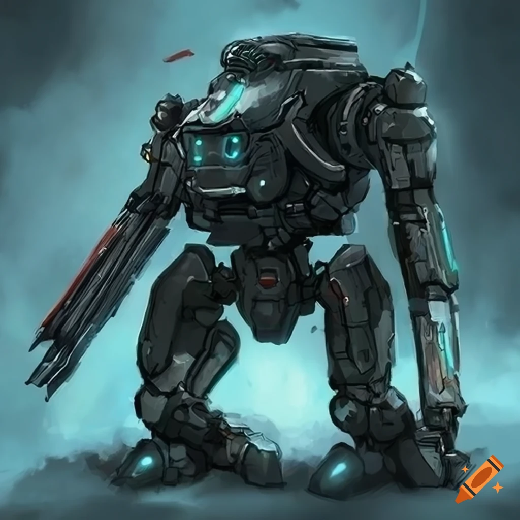 Sci Fi Mech Concept Art On Craiyon