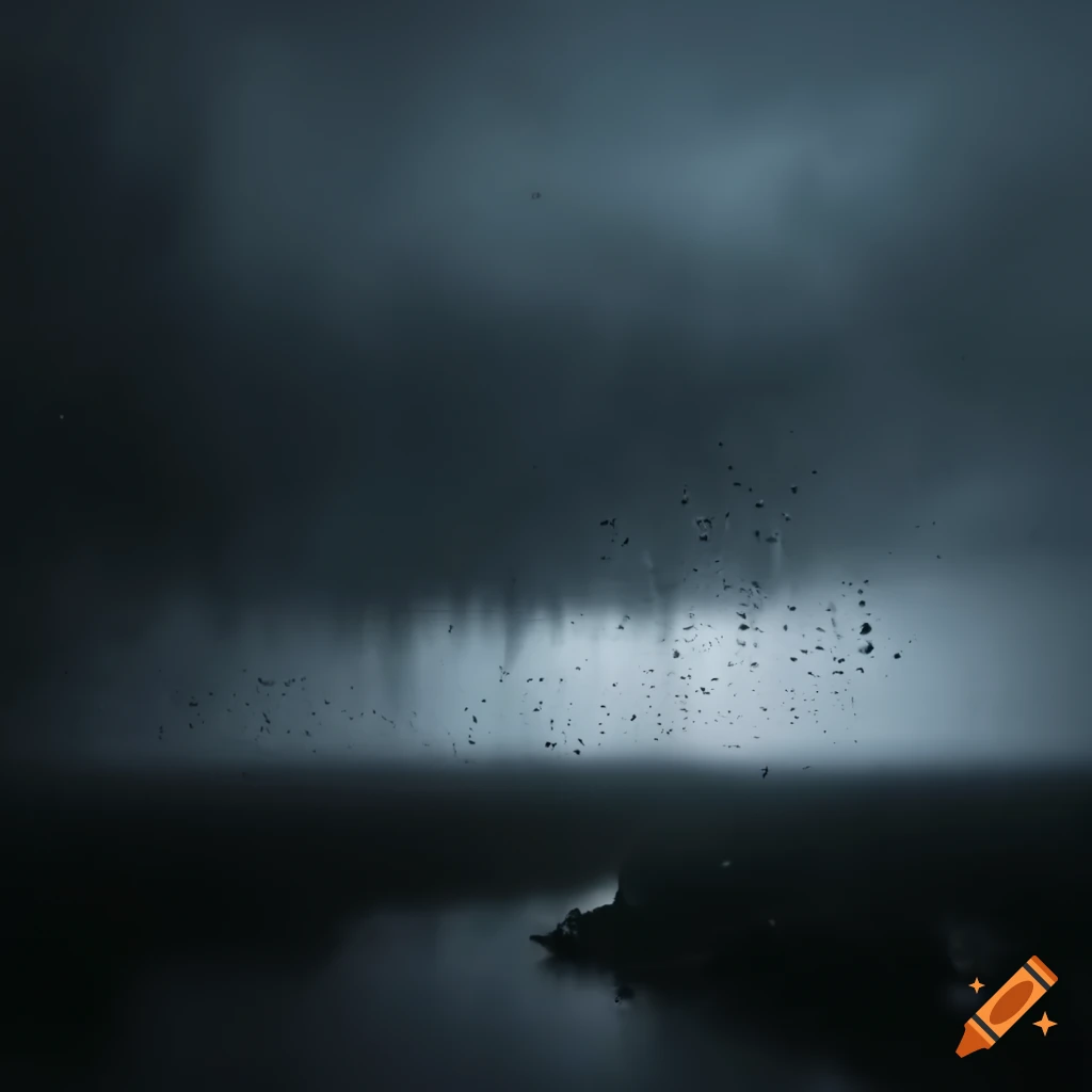 Rain storm on Craiyon