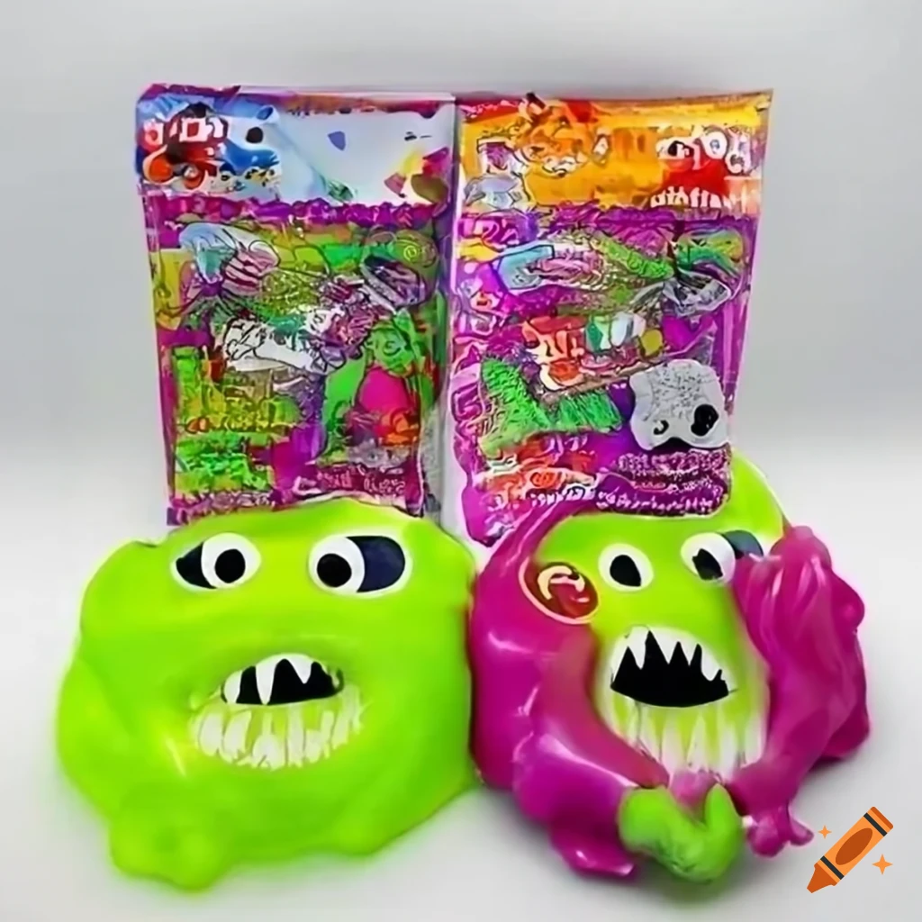 New shoppe dysgenic slime monster fun dip packaging mascot wrapper on ...
