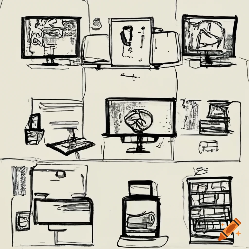 The development journey: from ux sketches to working prototype on Craiyon