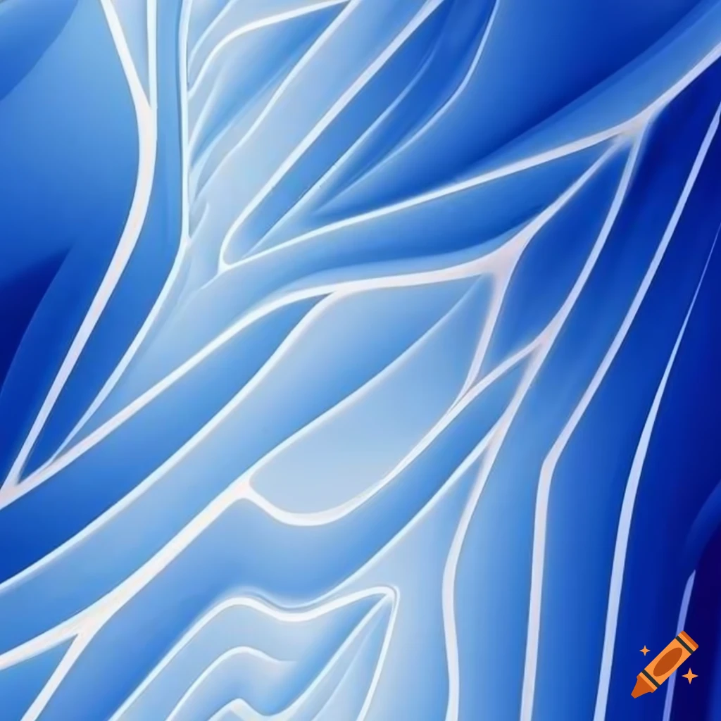 Blue and white angular texture design on Craiyon