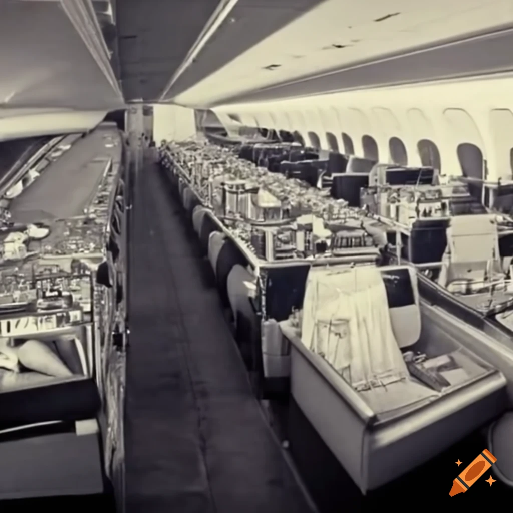 The first passenger airliner, the iconic 747, in all its glory on Craiyon