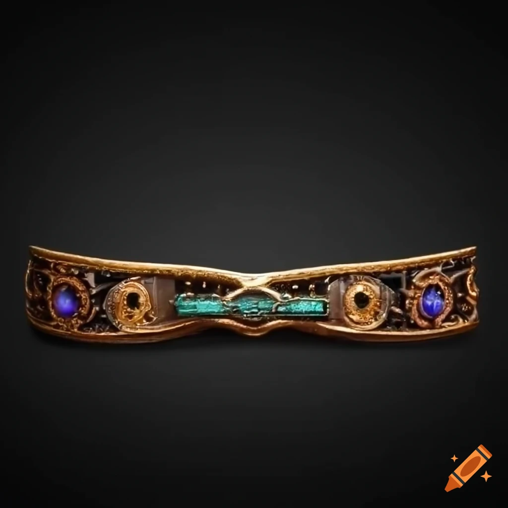 Front view of a noble magic belt on Craiyon