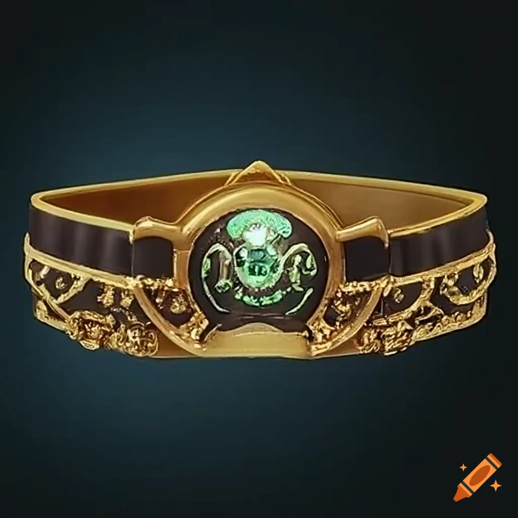 Front view of a noble magic belt on Craiyon